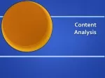 PPT - Content Analysis PowerPoint Presentation, free download - ID:9425218