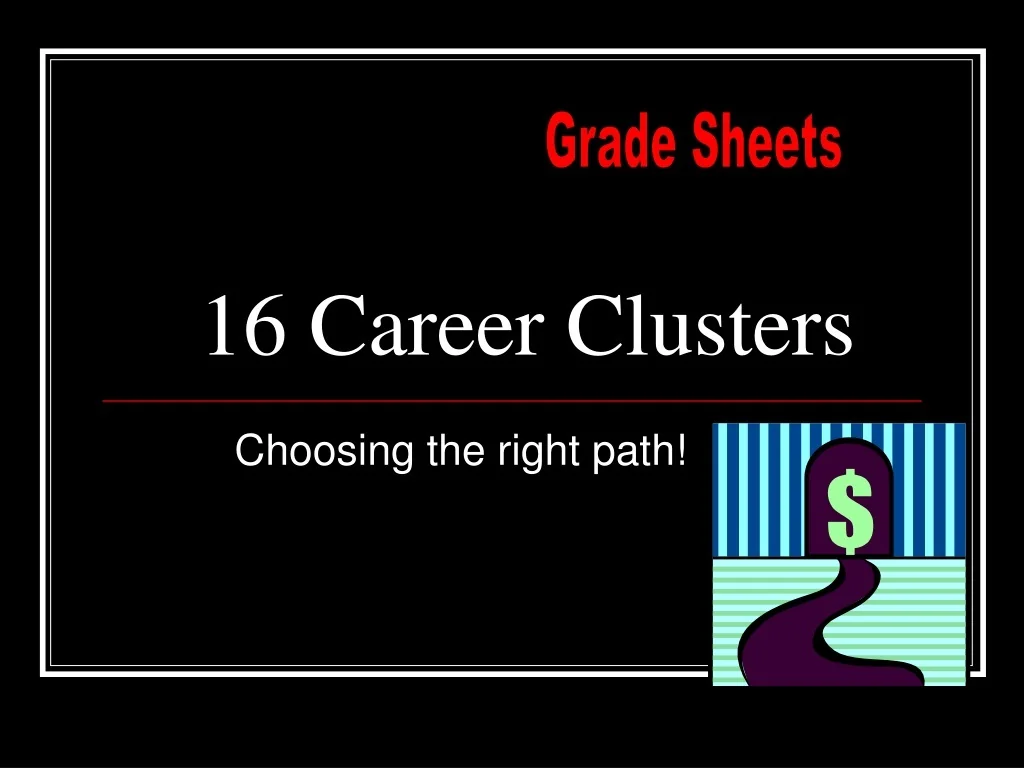 PPT - 16 Career Clusters PowerPoint Presentation, free download - ID ...