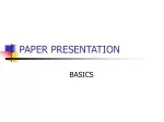PPT - Research Paper Presentation PowerPoint Presentation, free ...