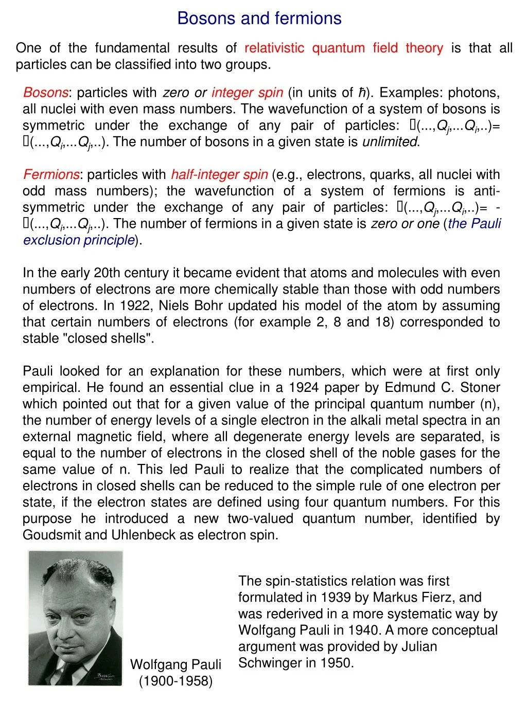 PPT - Bosons and Fermions: Quantum Particle Classification PowerPoint ...
