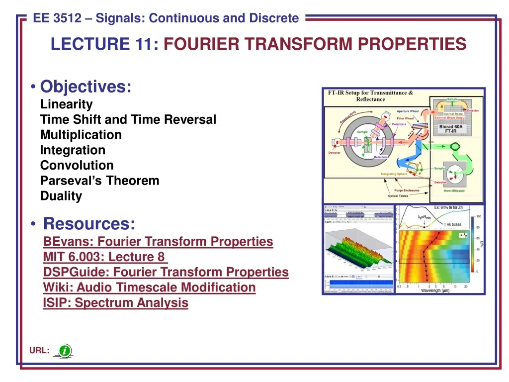 PPT - Fourier Transform Properties Overview: Linearity, Time Shift ...