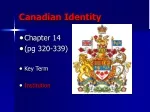 PPT - Canadian Identity PowerPoint Presentation, free download - ID:2201523