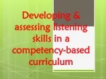 PPT - Developing A Competency-based Curriculum PowerPoint Presentation - ID:4566002