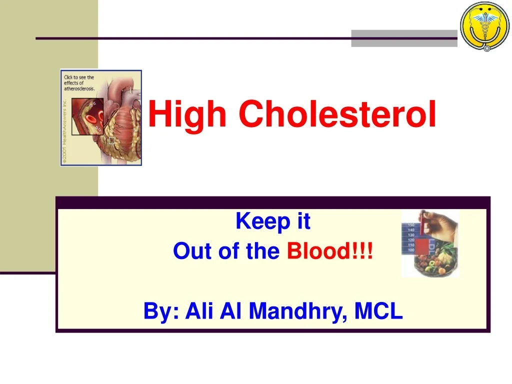 PPT - High Cholesterol: Vital Info for Heart Health PowerPoint ...