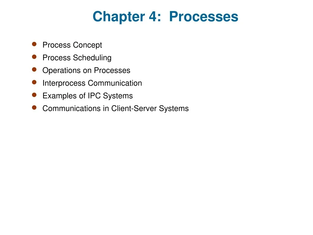PPT - Process Operations and Interprocess Communication PowerPoint ...