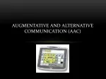 PPT - Augmentative and Alternative Communication (AAC) PowerPoint ...