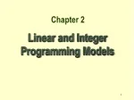 PPT - Introduction to Linear and Integer Programming PowerPoint ...