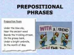 PPT - Prepositions and Prepositional Phrases PowerPoint Presentation, free download - ID:9299315