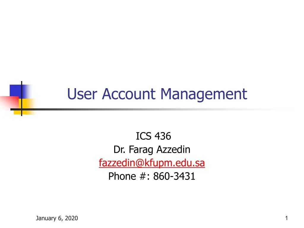 PPT - Automating User Account Management in Unix/Linux Systems ...