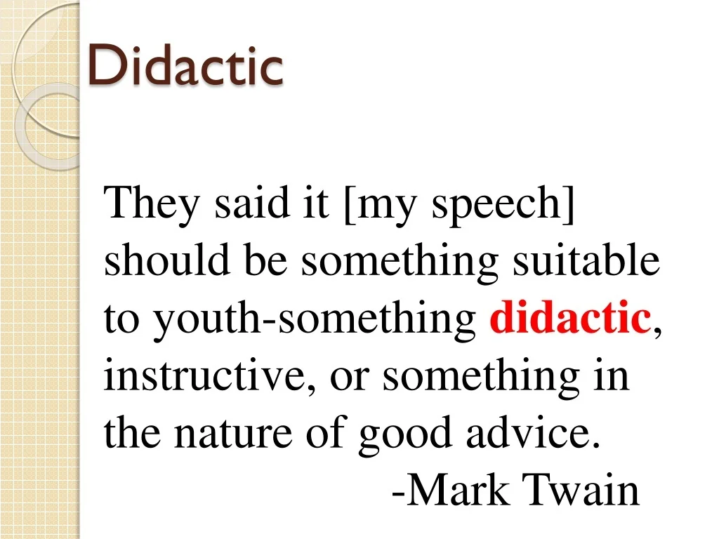 PPT - Didactic PowerPoint Presentation, free download - ID:9653588