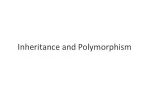 PPT - Inheritance and Polymorphism PowerPoint Presentation, free ...