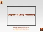 PPT - CHAPTER 18 Strategies for Query Processing PowerPoint Presentation - ID:266352