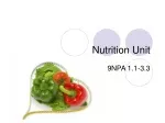 PPT - Introductory Nutrition Unit One PowerPoint Presentation, free ...
