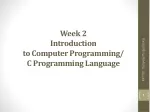PPT - Introduction to C Programming Language PowerPoint Presentation ...