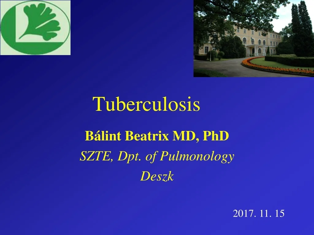 PPT - Tuberculosis PowerPoint Presentation, free download - ID:9657854