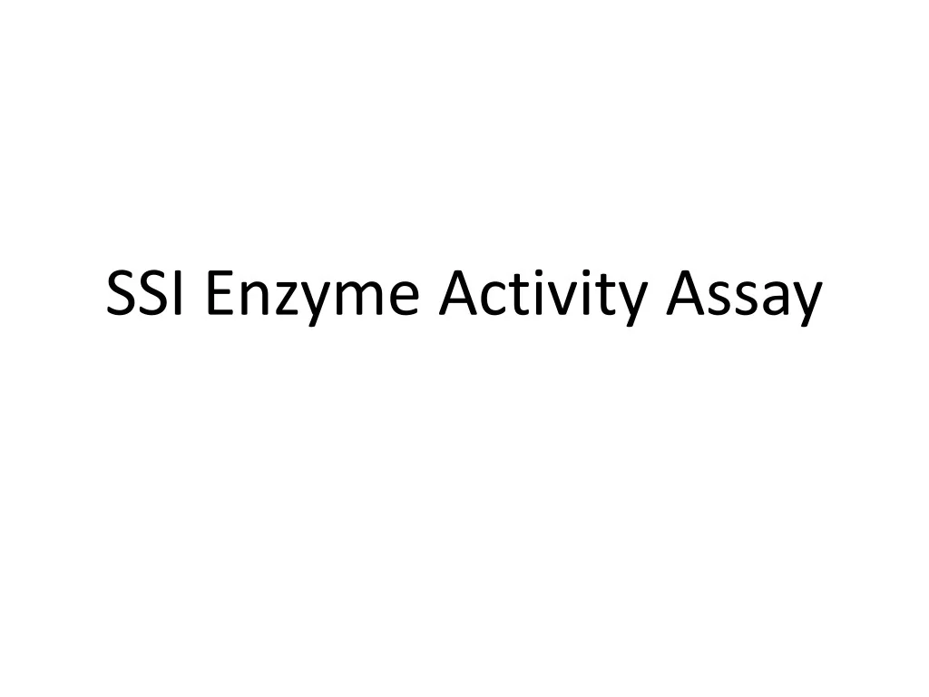 PPT - Enzyme Activity Assay: Microplate Reader Method for Soil Analysis ...