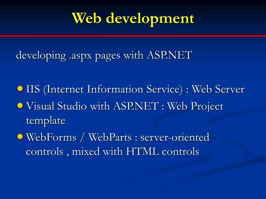 PPT - Web development PowerPoint Presentation, free download - ID:9660001