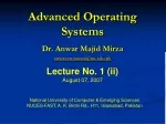 PPT - Advanced Operating Systems PowerPoint Presentation, free download ...