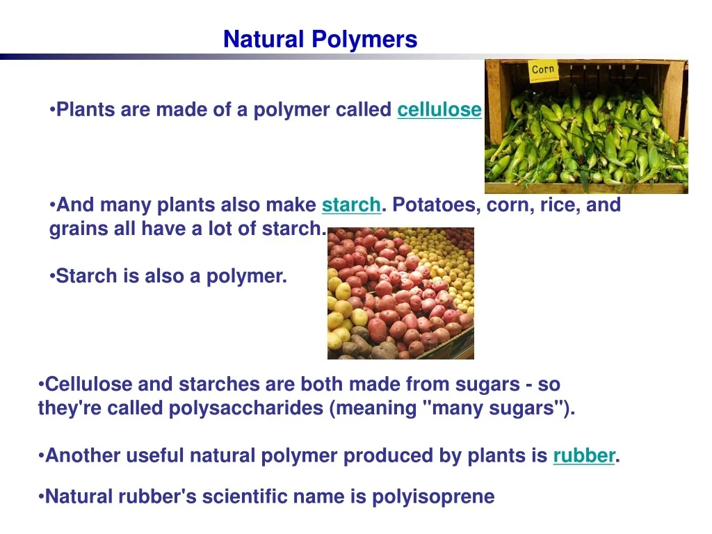 PPT - Fascinating World of Natural Polymers PowerPoint Presentation ...
