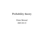 PPT - Chapter 1. Probability Theory PowerPoint Presentation, free ...