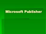 PPT - Publisher Lesson 1 Microsoft Publisher Basics PowerPoint ...