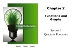 PPT - Chapter 2 Functions and Graphs PowerPoint Presentation, free ...