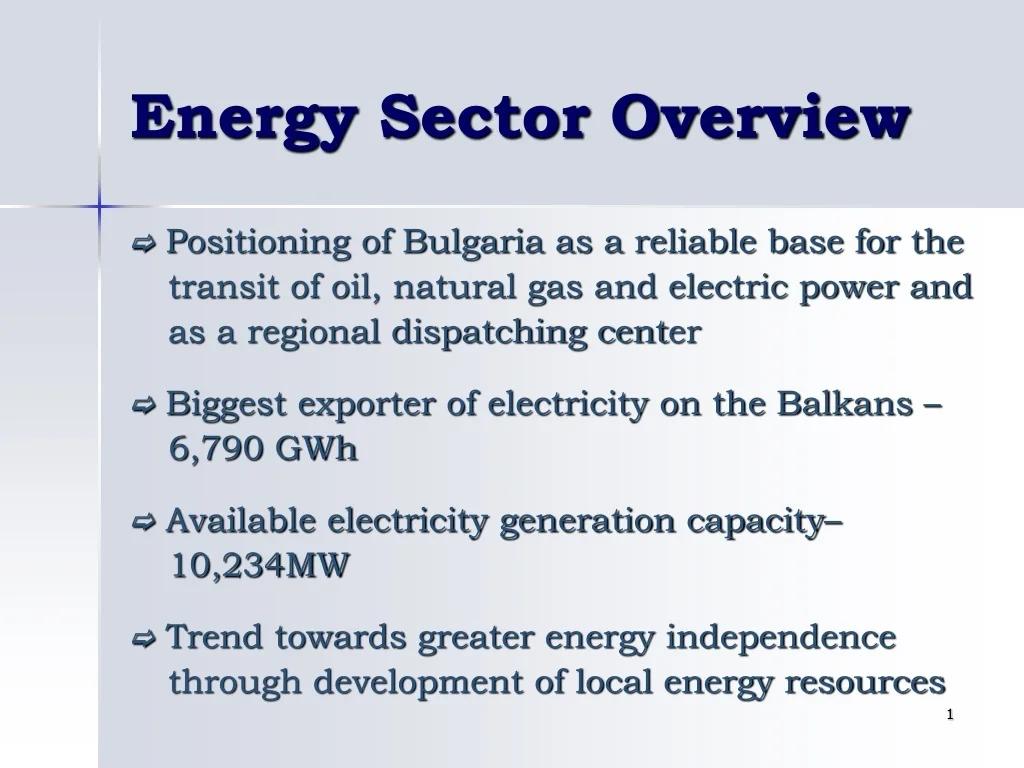 PPT - Energy Sector Overview PowerPoint Presentation, free download ...