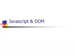 PPT - DOM and JavaScript PowerPoint Presentation, free download - ID ...
