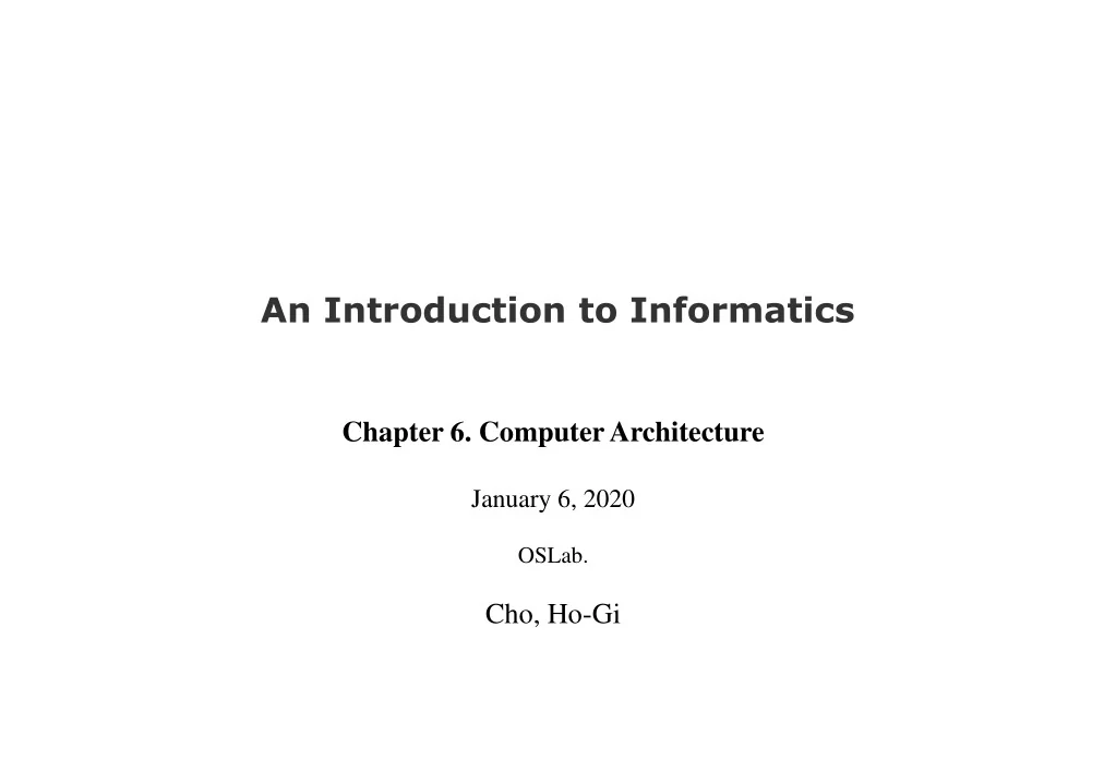 PPT - Exploring Computer Architecture Variations & Extensions PowerPoint Presentation - ID:9667084