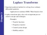 PPT - Laplace Transforms PowerPoint Presentation, free download - ID:1273791