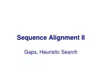 PPT - Lecture 3. Heuristic Sequence Alignment PowerPoint Presentation ...