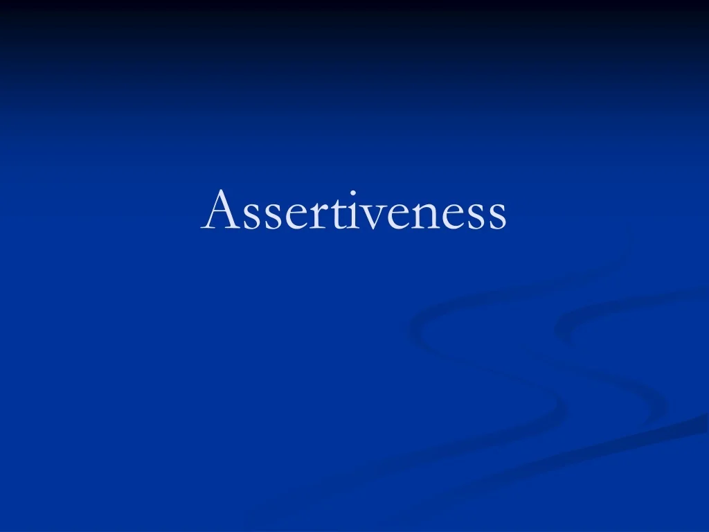 PPT - Mastering Assertiveness: Effective Communication for Healthcare ...
