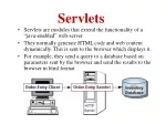 PPT - Servlets PowerPoint Presentation, free download - ID:5108463