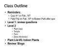 PPT - Class Outline PowerPoint Presentation, free download - ID:1049530