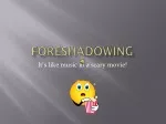 PPT - Foreshadowing PowerPoint Presentation, free download - ID:1786938