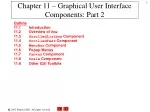 PPT - Chapter 2 - Advanced Swing Graphical User Interface Components ...