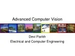 PPT - Advanced Computer Vision PowerPoint Presentation, free download ...