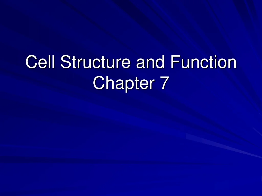 PPT - Discovering Cells: Structure and Function Overview PowerPoint ...