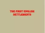 PPT - English Settlements PowerPoint Presentation, free download - ID ...