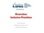 PPT - Developing Inclusive Practices in Schools PowerPoint Presentation ...