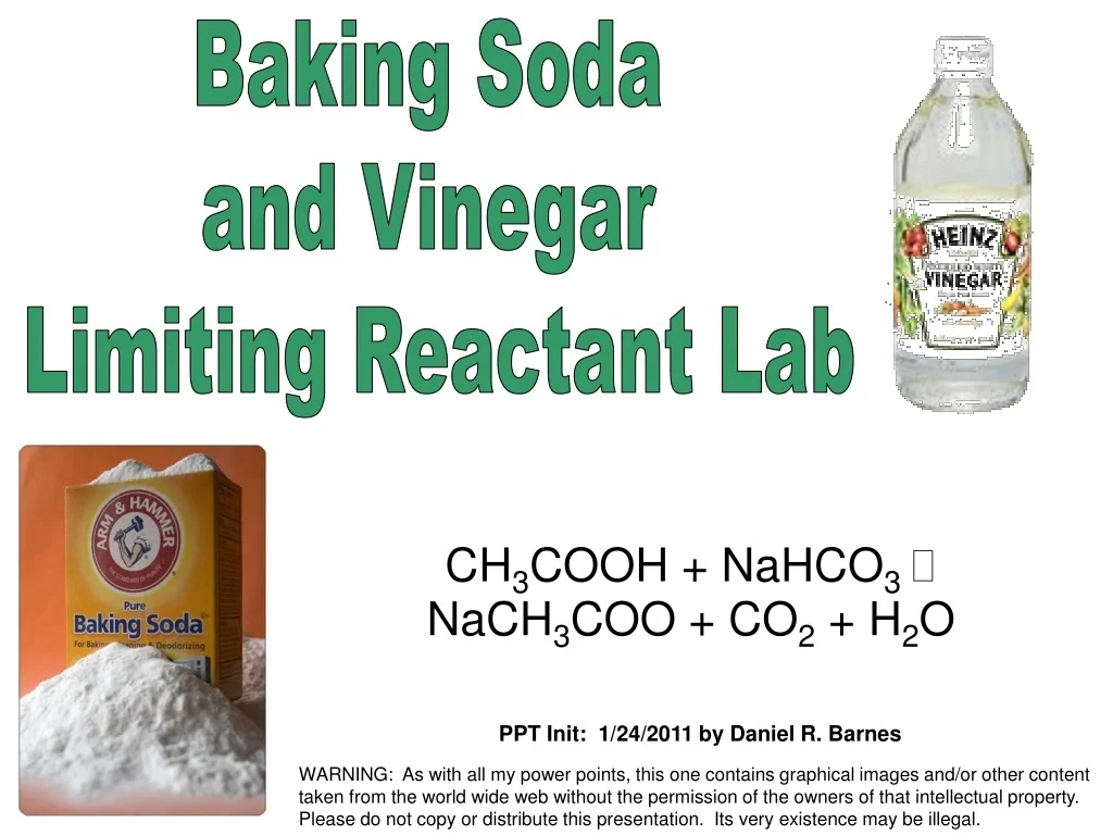 PPT - Limiting Reactant Lab: Baking Soda & Vinegar Experiment ...