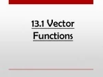 PPT - Vector-Valued Functions and Motion in Space PowerPoint ...