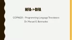 PPT - DFA vs NFA PowerPoint Presentation, free download - ID:6379369