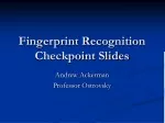 PPT - Fingerprint Recognition PowerPoint Presentation, free download ...