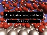 PPT - Atoms, Molecules and Ions PowerPoint Presentation, free download ...