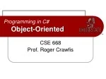 PPT - Object Oriented Programming in C# PowerPoint Presentation, free ...