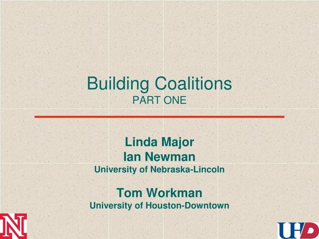PPT - Building Coalitions PART ONE PowerPoint Presentation, free ...