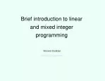 PPT - Introduction to Linear and Integer Programming PowerPoint Presentation - ID:1413387
