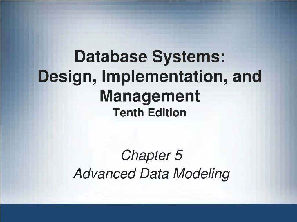 PPT - Advanced Data Modeling: EER Diagrams and Entity Subtypes PowerPoint Presentation - ID:9683265