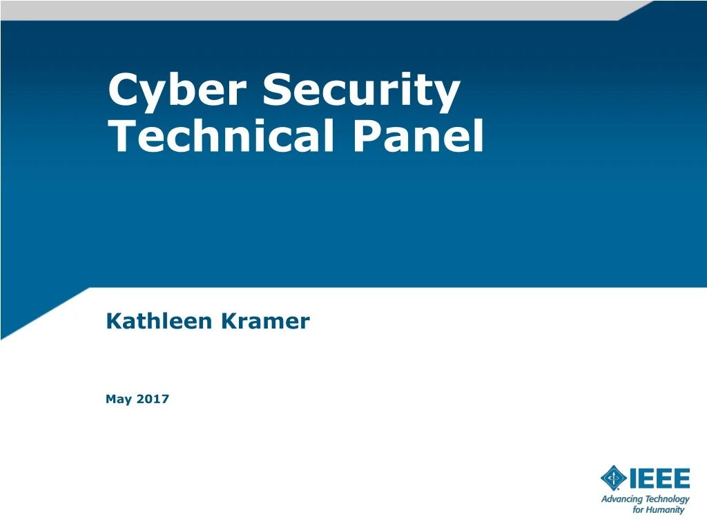 PPT - Cyber Security Technical Panel PowerPoint Presentation, free ...